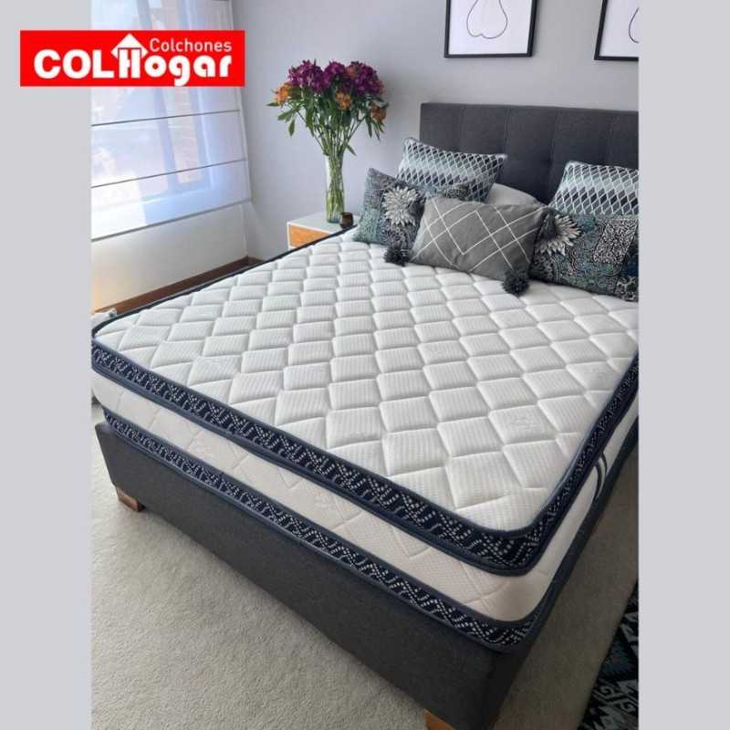 OUTLET COLCHON HOTELERO MEGAORTOPEDICO PREMIUM 120X190 + BASE CAMA ...